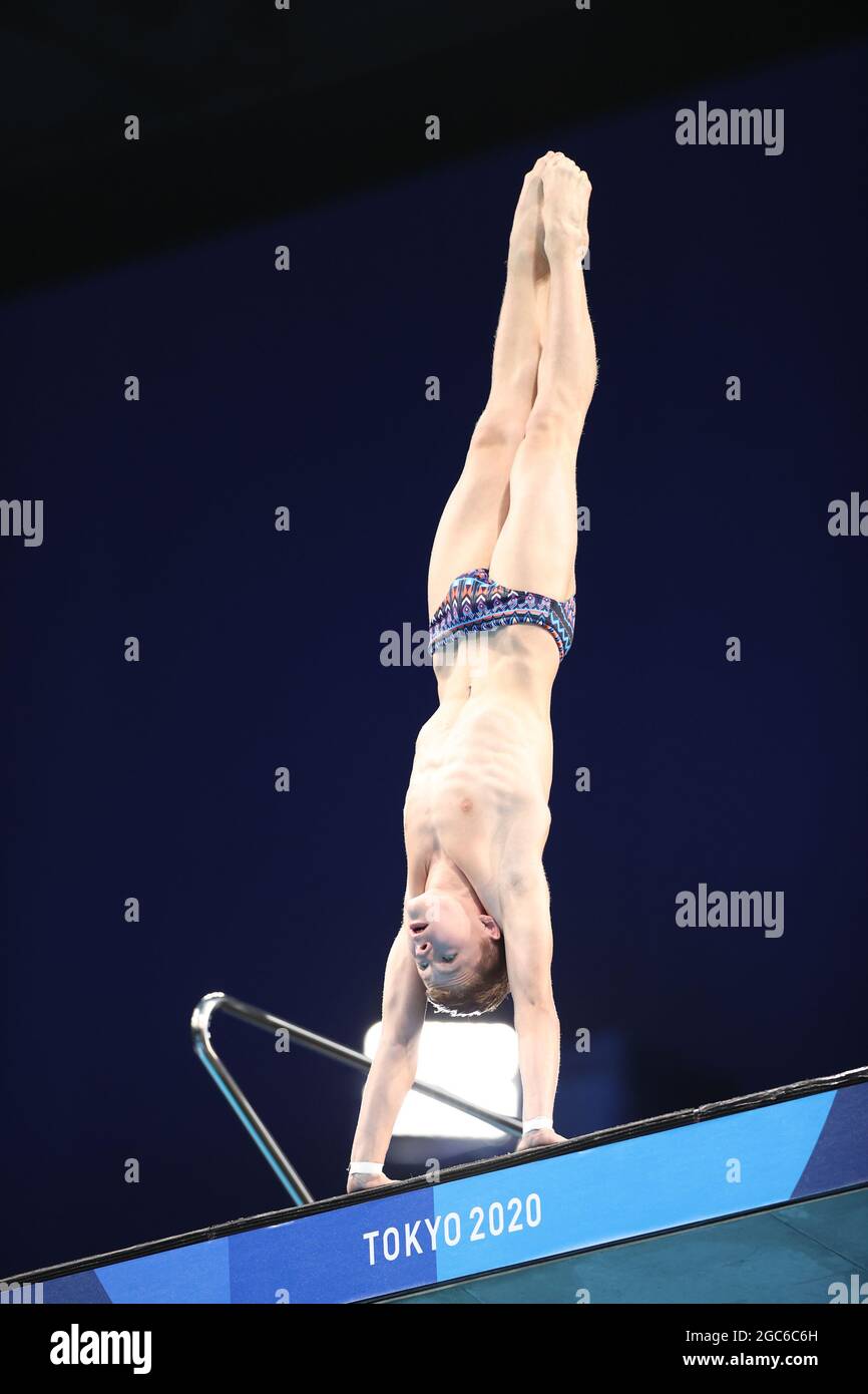 Tokyo, Japan. 7th Aug, 2021. SEREDA Oleksii (UKR) Diving : Men's 10m ...
