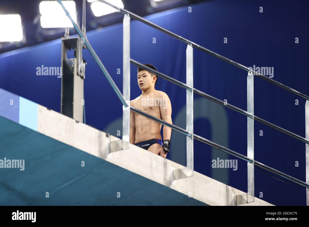 Tokyo, Japan. 7th Aug, 2021. TAMAI Rikuto (JPN) Diving : Men's 10m ...