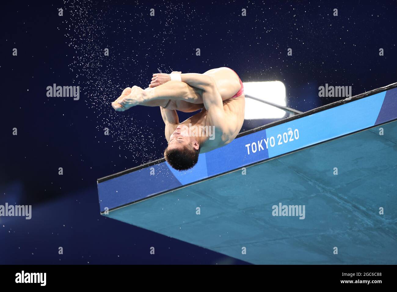 Tokyo, Japan. 7th Aug, 2021. YANG Jian (CHN) Diving : Men's 10m ...