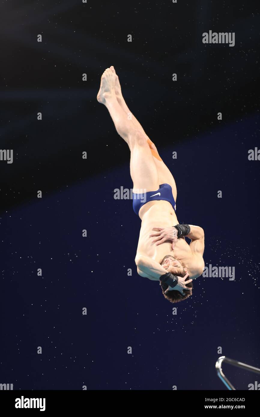 Tokyo, Japan. 7th Aug, 2021. LOSCHIAVO Brandon (USA) Diving : Men's 10m ...