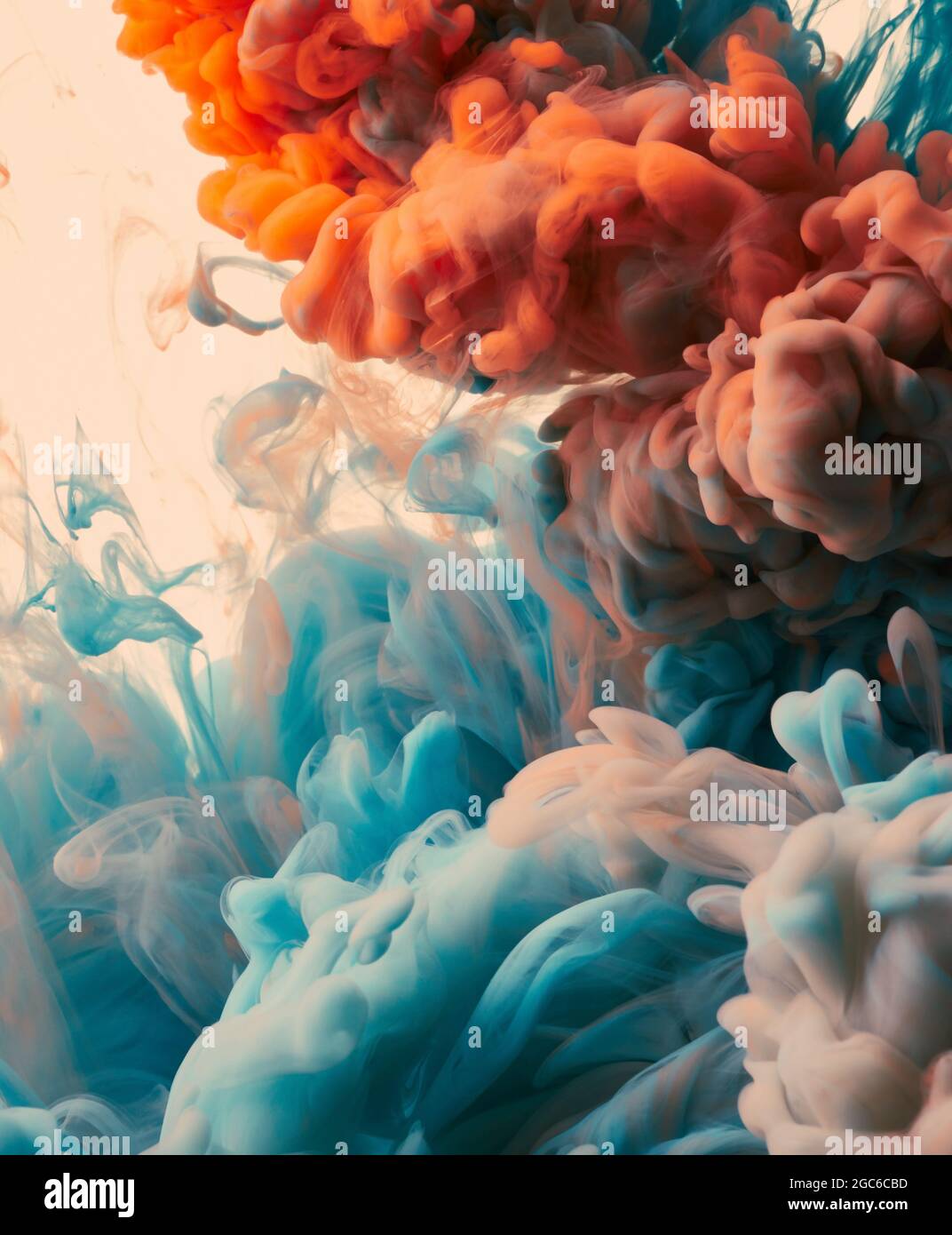 Ink in water background Stock Photo - Alamy