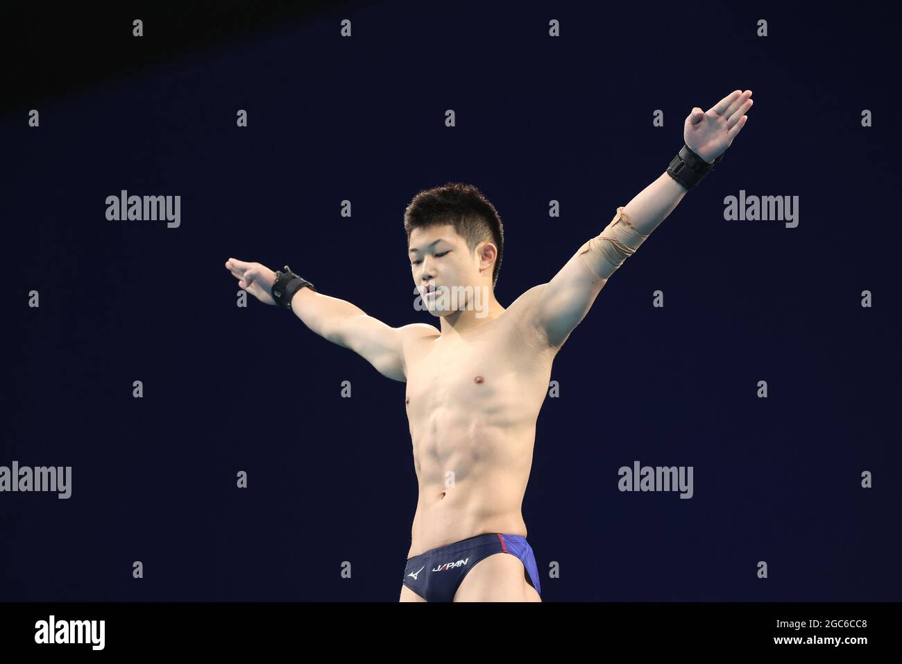 Tokyo, Japan. 7th Aug, 2021. TAMAI Rikuto (JPN) Diving : Men's 10m ...