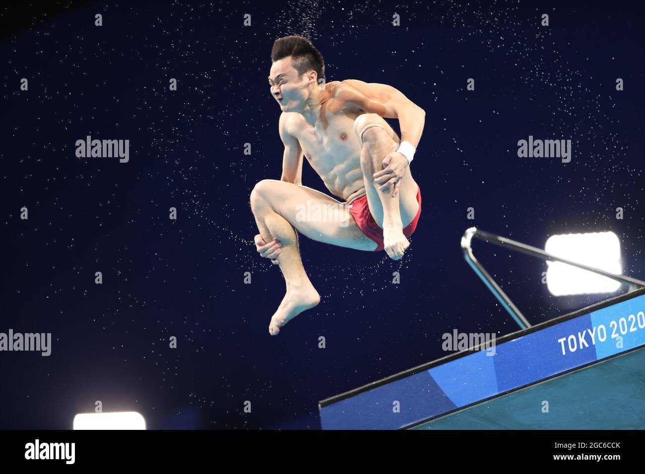 Tokyo, Japan. 7th Aug, 2021. CAO Yuan (CHN) Diving : Men's 10m Platform ...