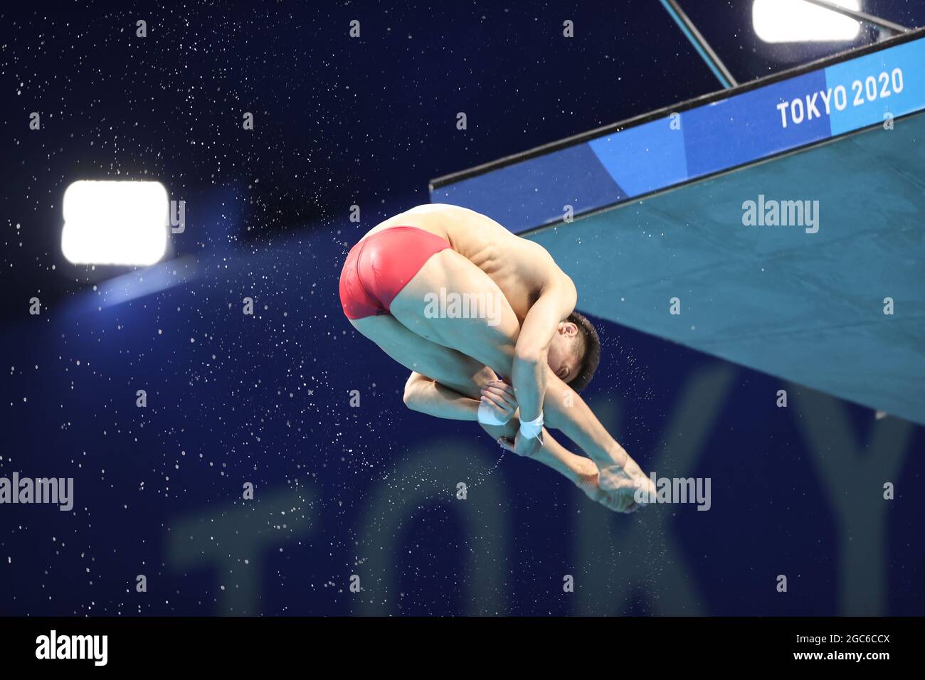 Tokyo, Japan. 7th Aug, 2021. YANG Jian (CHN) Diving : Men's 10m ...