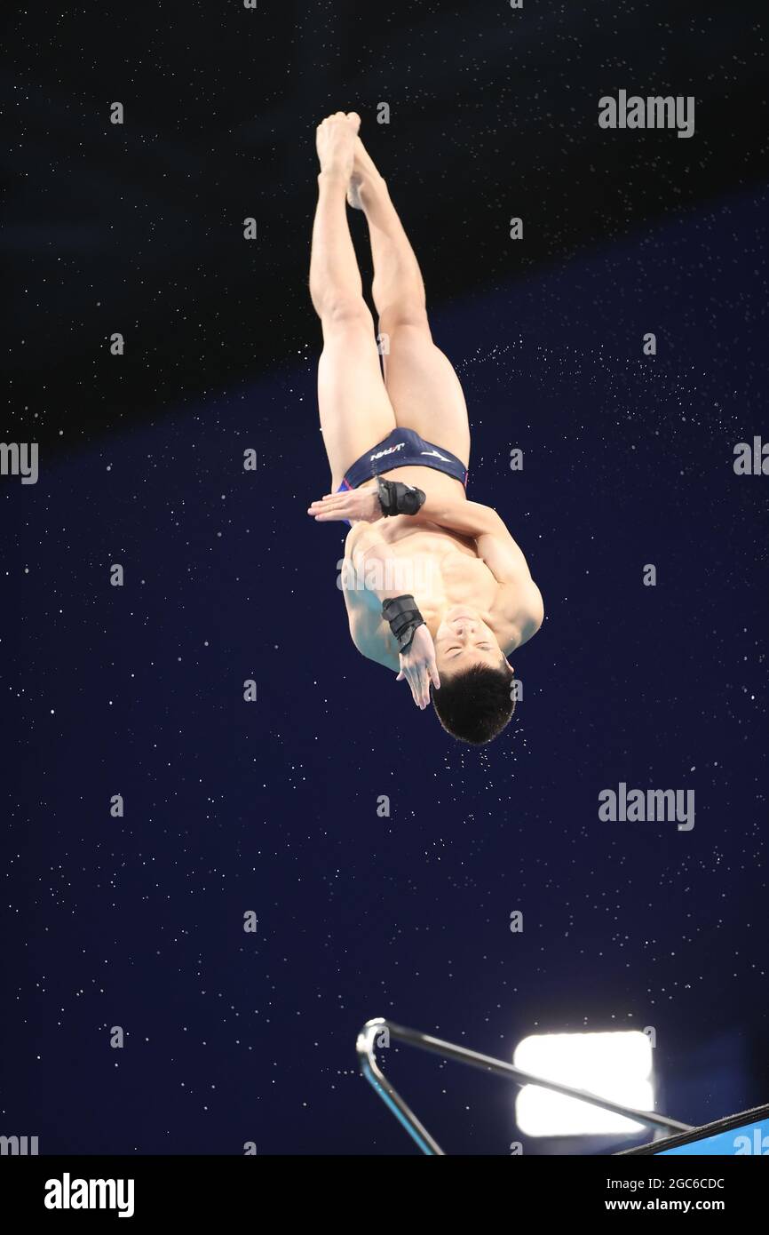 Tokyo, Japan. 7th Aug, 2021. TAMAI Rikuto (JPN) Diving : Men's 10m ...