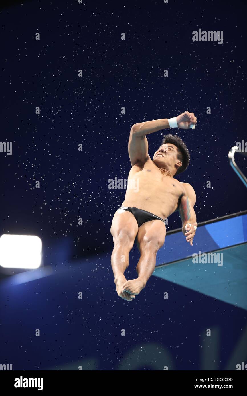Tokyo, Japan. 7th Aug, 2021. WINDLE Jordan (USA) Diving : Men's 10m ...