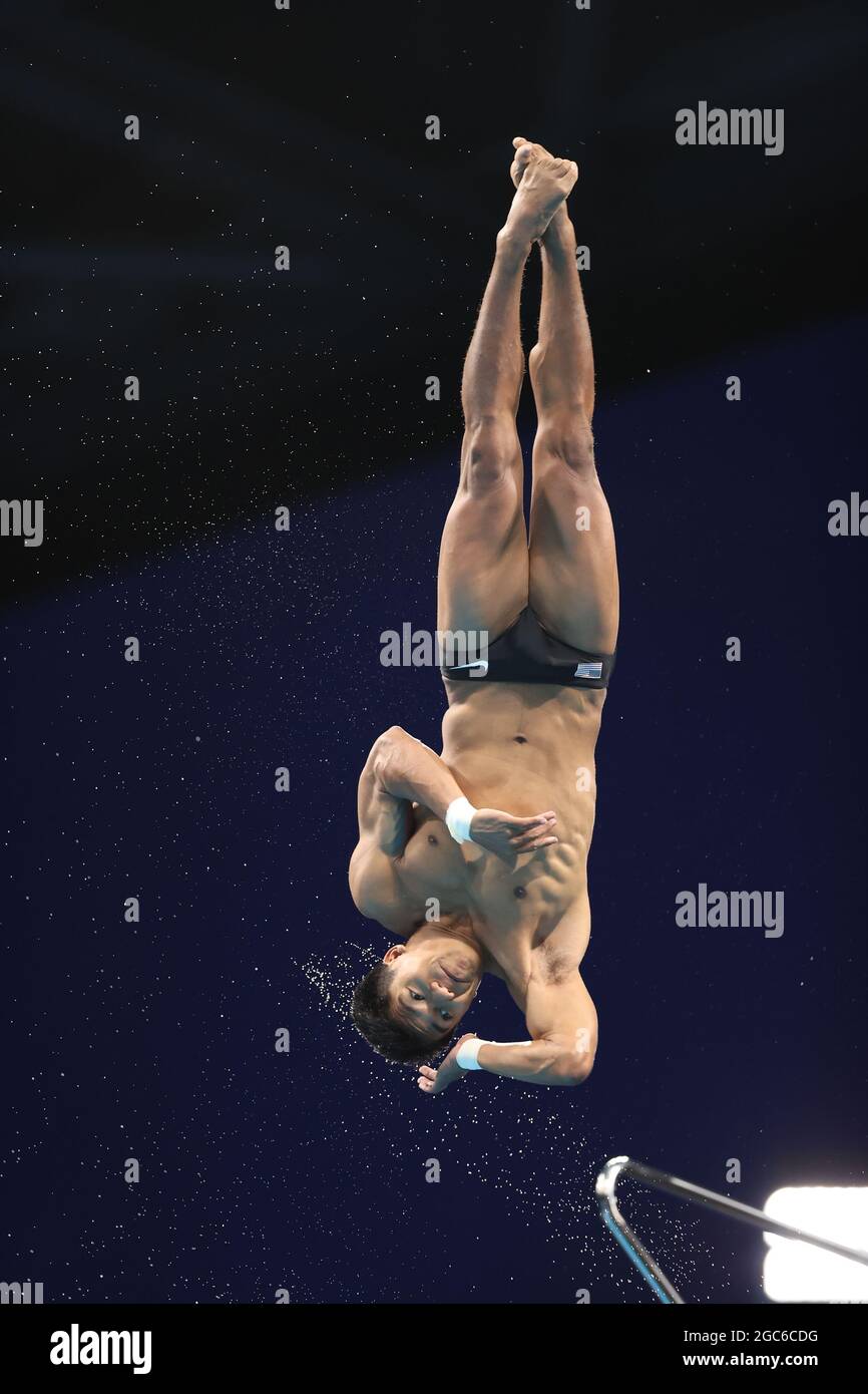 Tokyo, Japan. 7th Aug, 2021. WINDLE Jordan (USA) Diving : Men's 10m ...