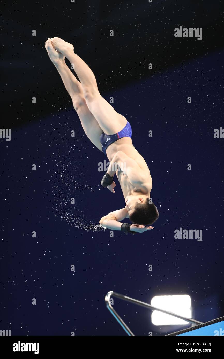 Tokyo, Japan. 7th Aug, 2021. TAMAI Rikuto (JPN) Diving : Men's 10m ...