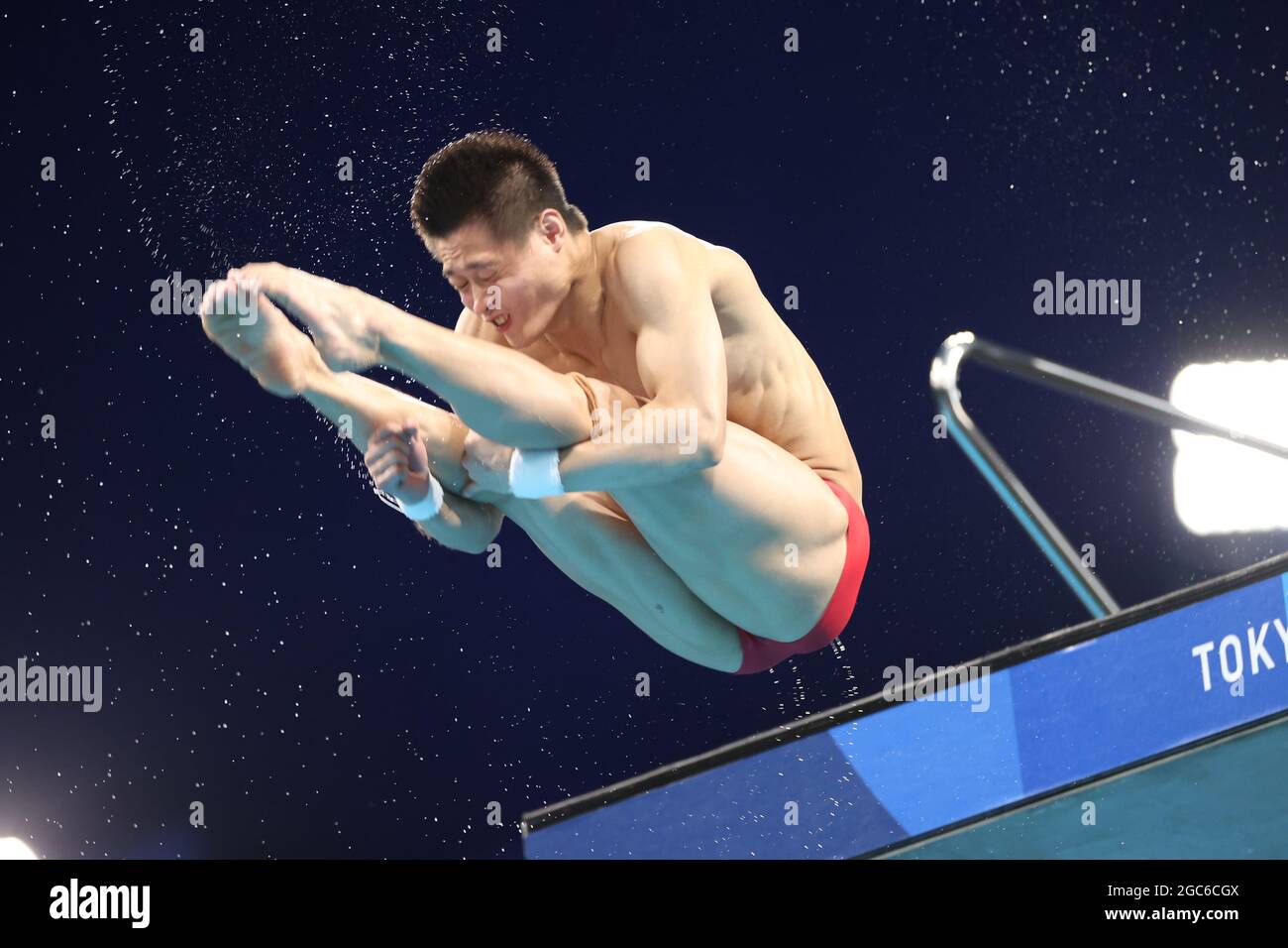 Tokyo, Japan. 7th Aug, 2021. YANG Jian (CHN) Diving : Men's 10m ...