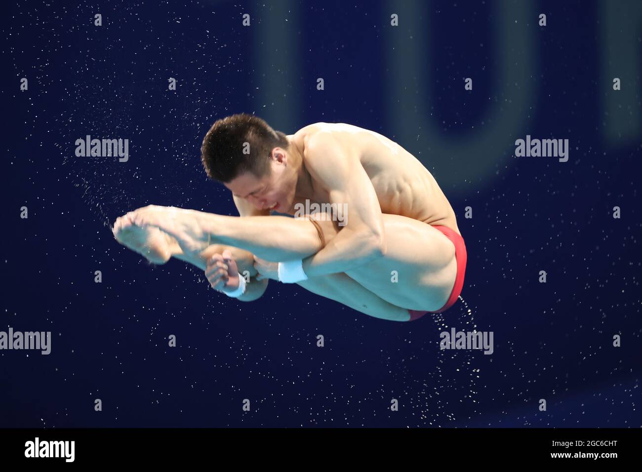 Tokyo, Japan. 7th Aug, 2021. YANG Jian (CHN) Diving : Men's 10m ...