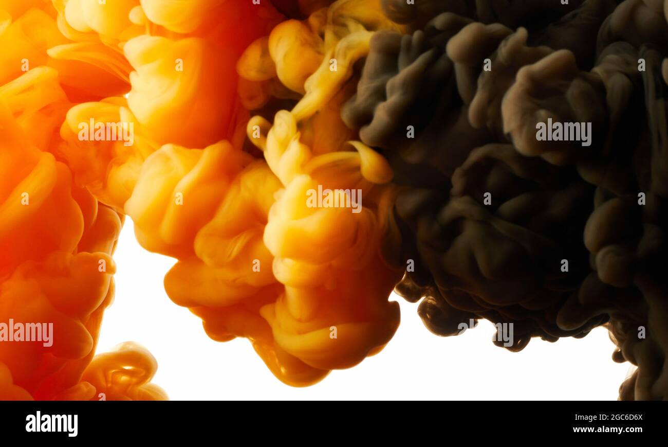 Ink drop in water background Stock Photo - Alamy