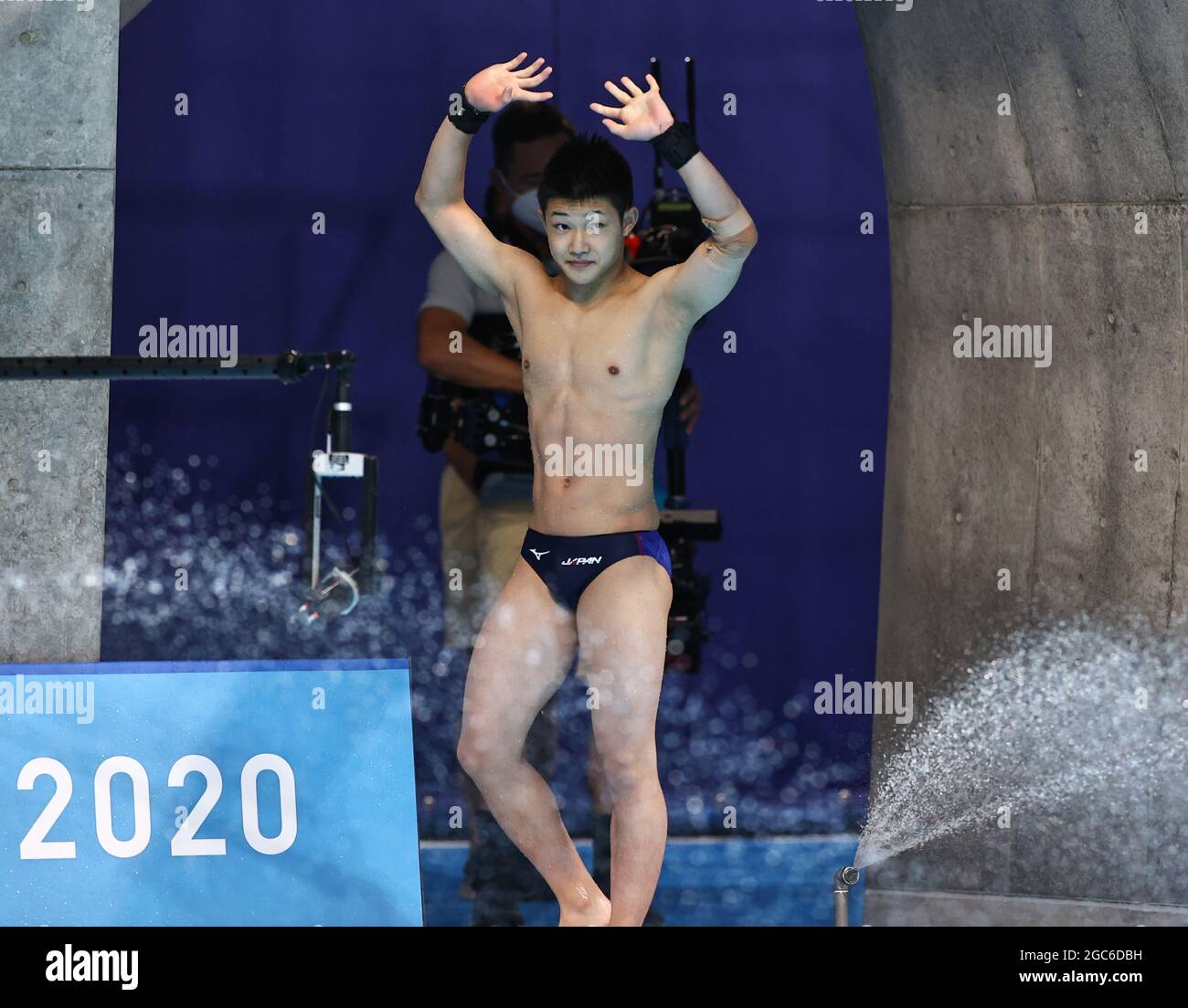 Tokyo, Japan. 7th Aug, 2021. Tamai Rikuto of Japan reacts during the ...