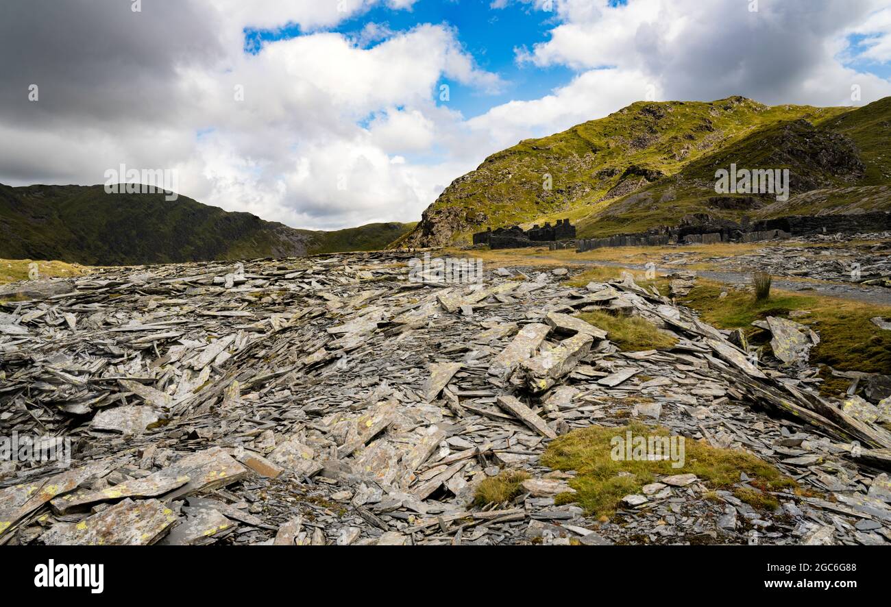 Croesor slate quarry- disused Stock Photo - Alamy