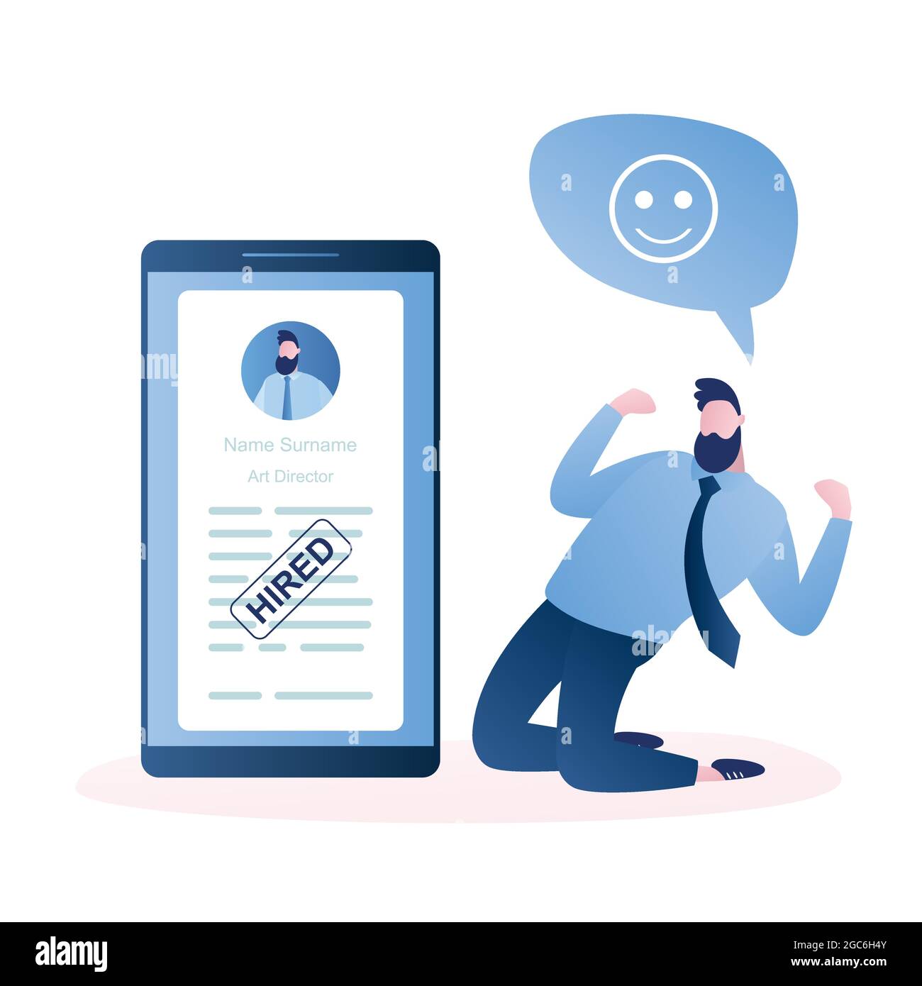 Funny employee Stock Vector Images - Alamy