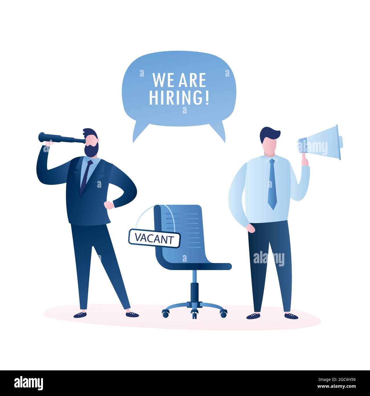 Businessmen are hiring, human resource recruitment concept,people with ...