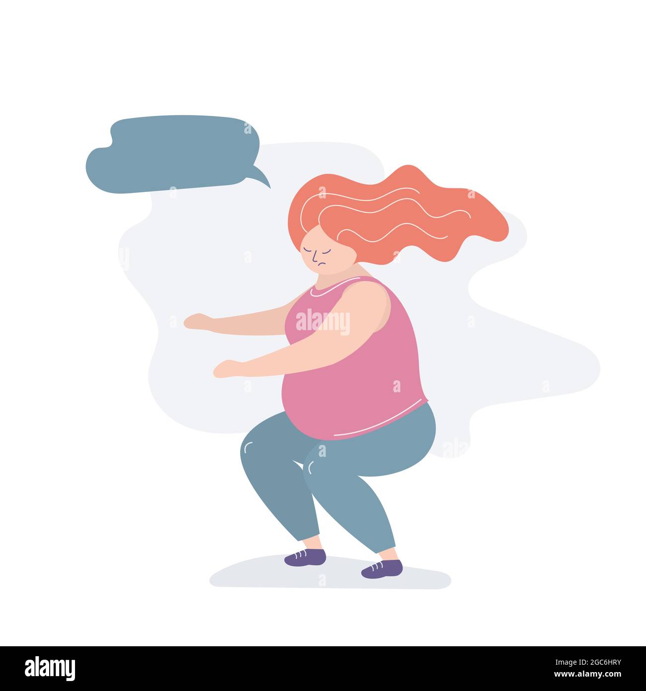 Excess exercise Stock Vector Images - Alamy