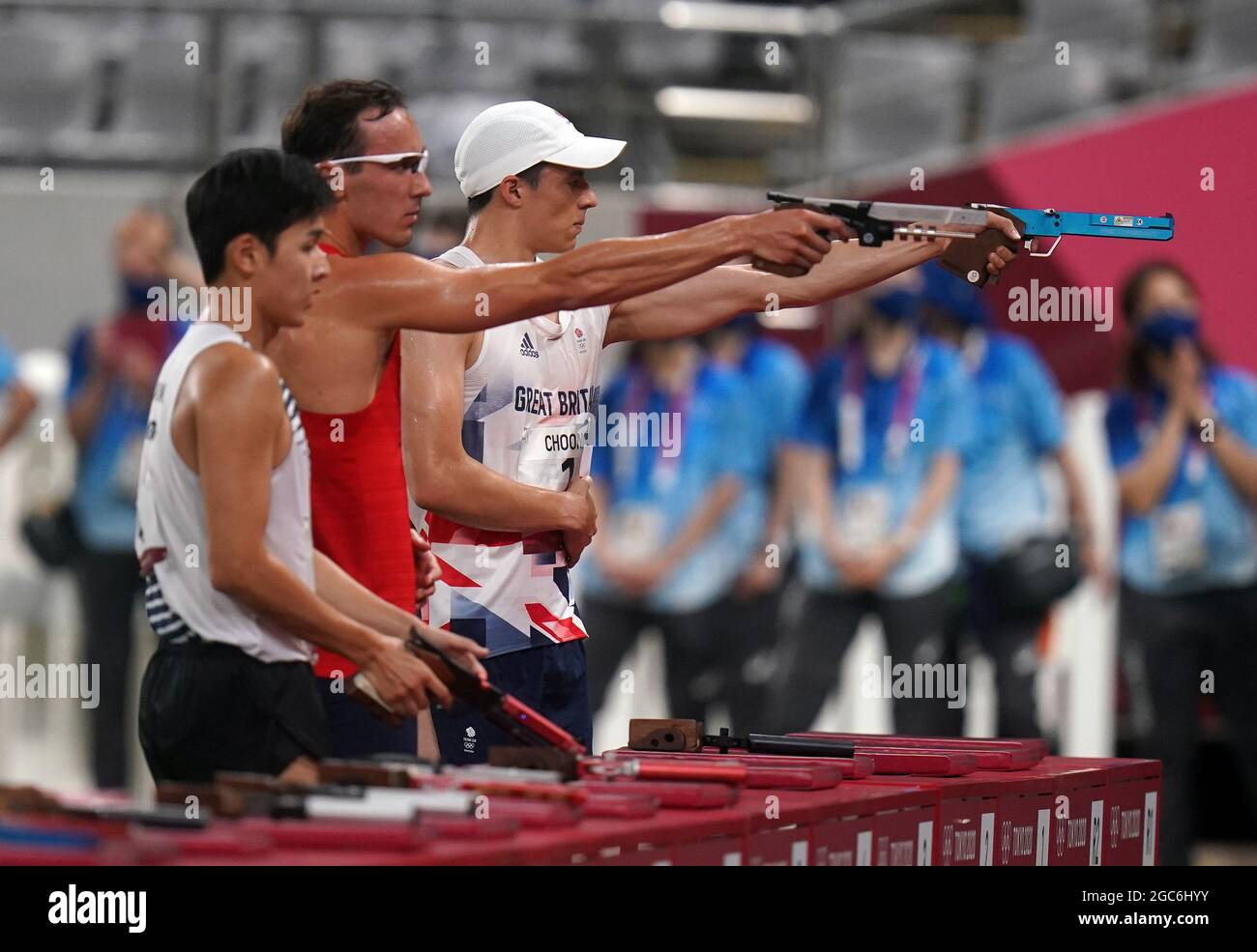 Joseph Choong of Great Britain during the Modern Pentathlon, Men's ...