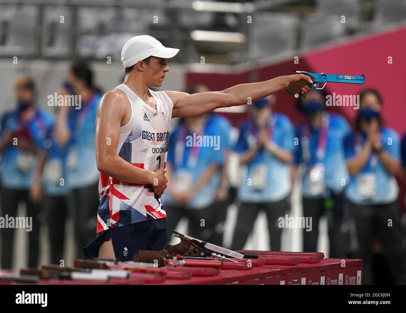 Joseph Choong of Great Britain during the Modern Pentathlon, Men's ...