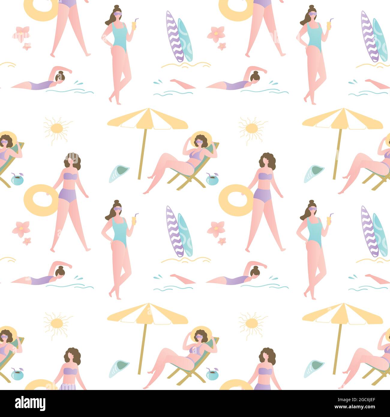 Beach funny texture Stock Vector Images - Alamy
