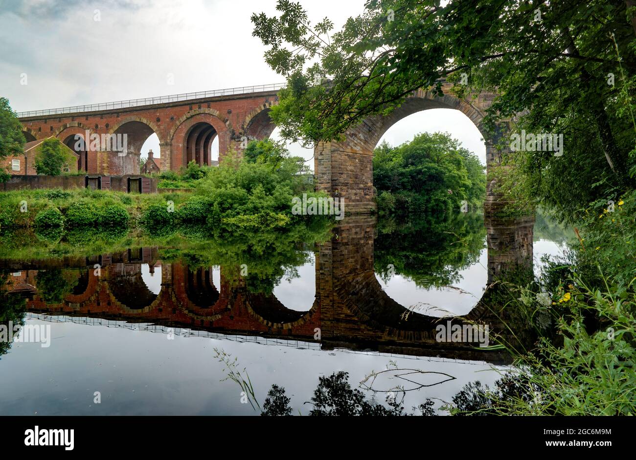 Yarm railway bridge Stock Photo - Alamy