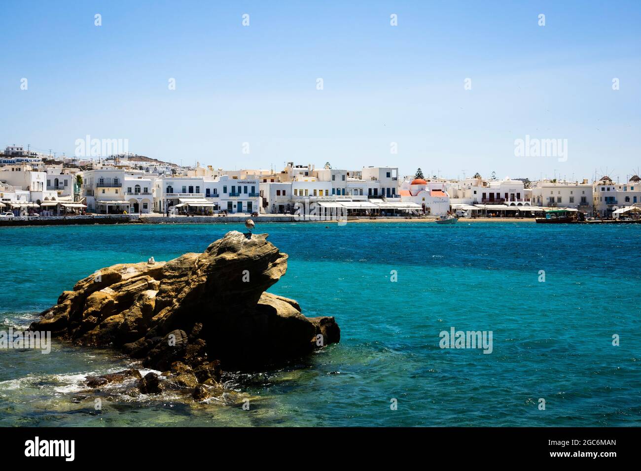 Grecee Mykonos island Stock Photo - Alamy