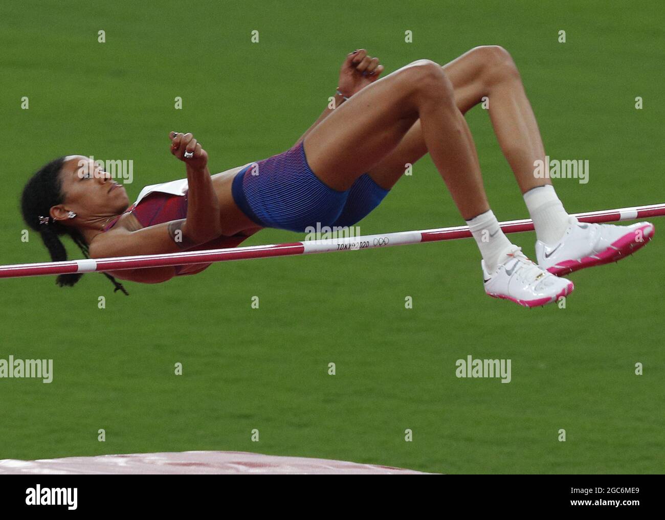 Tokyo, Japan. 07th Aug, 2021. USA's Vashti Cunningham competes in the ...
