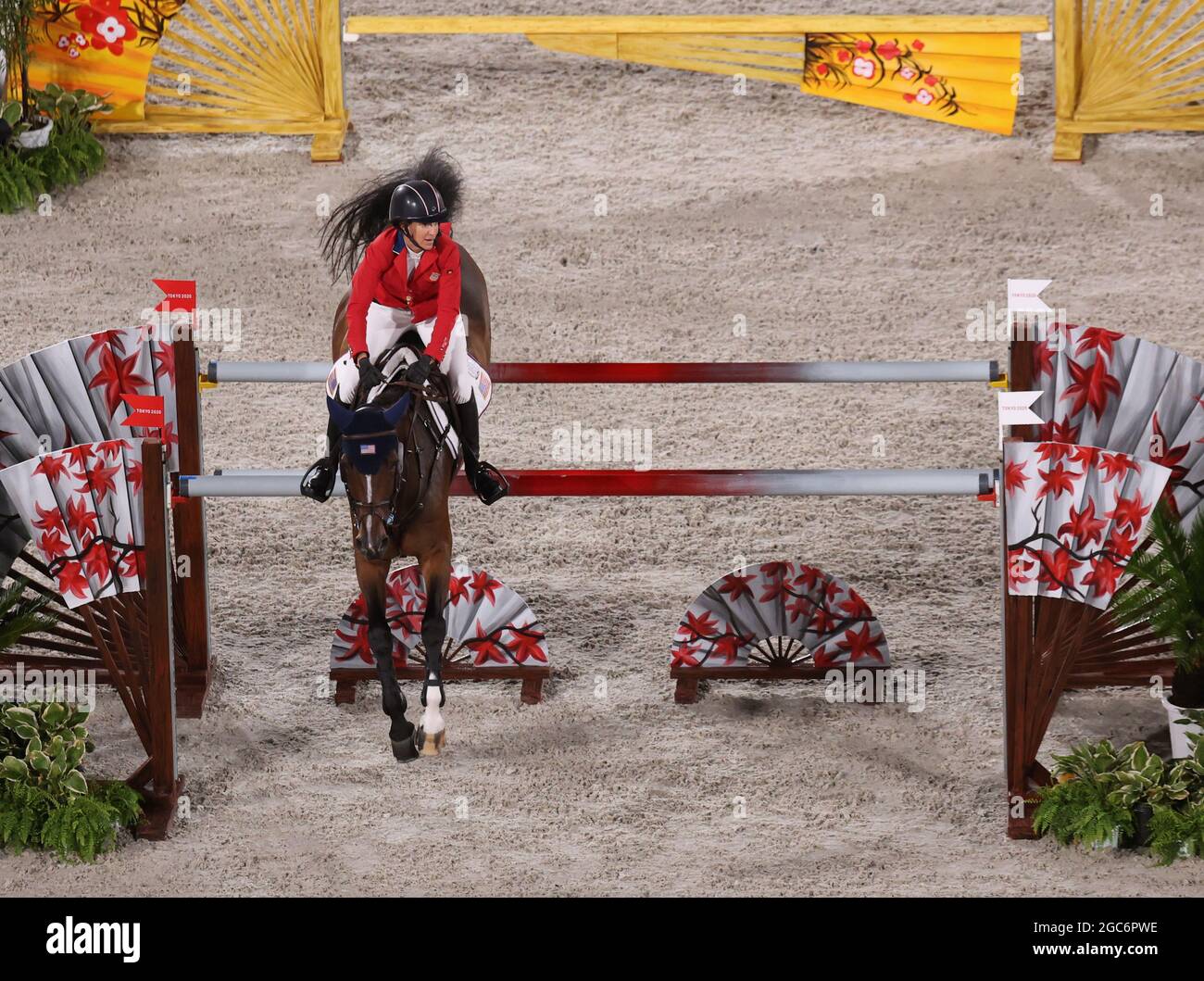 Tokyo, Japan. 07th Aug, 2021. Equestrian Sport/Jumping: Olympics, Team ...
