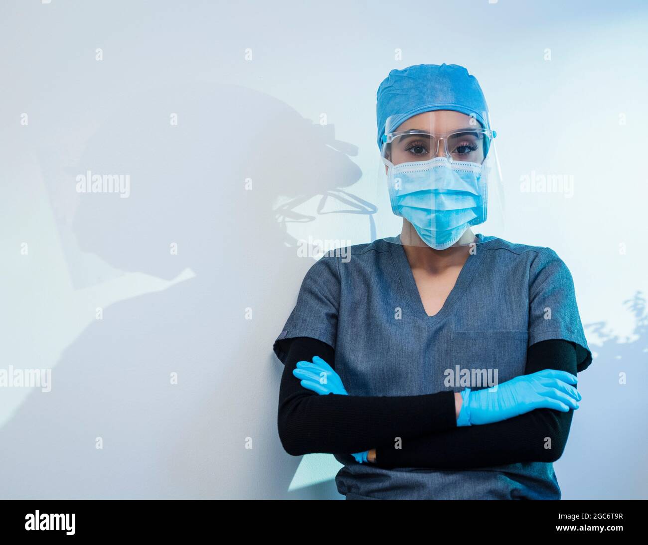 Female doctor ready for surgery Stock Photo - Alamy
