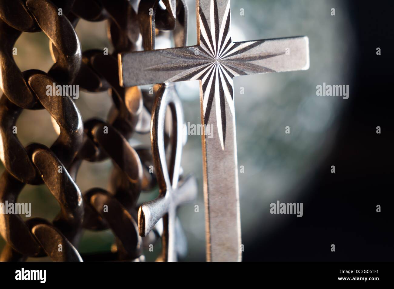 Iron cross necklace hi-res stock photography and images - Alamy