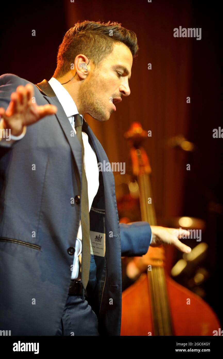 Peter Andre Performing at Sheffield City Hall , Sheffield Stock Photo ...