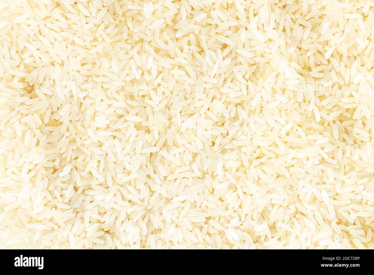 Raw white organic basmati rice, ingredient for cooking asian food Stock ...
