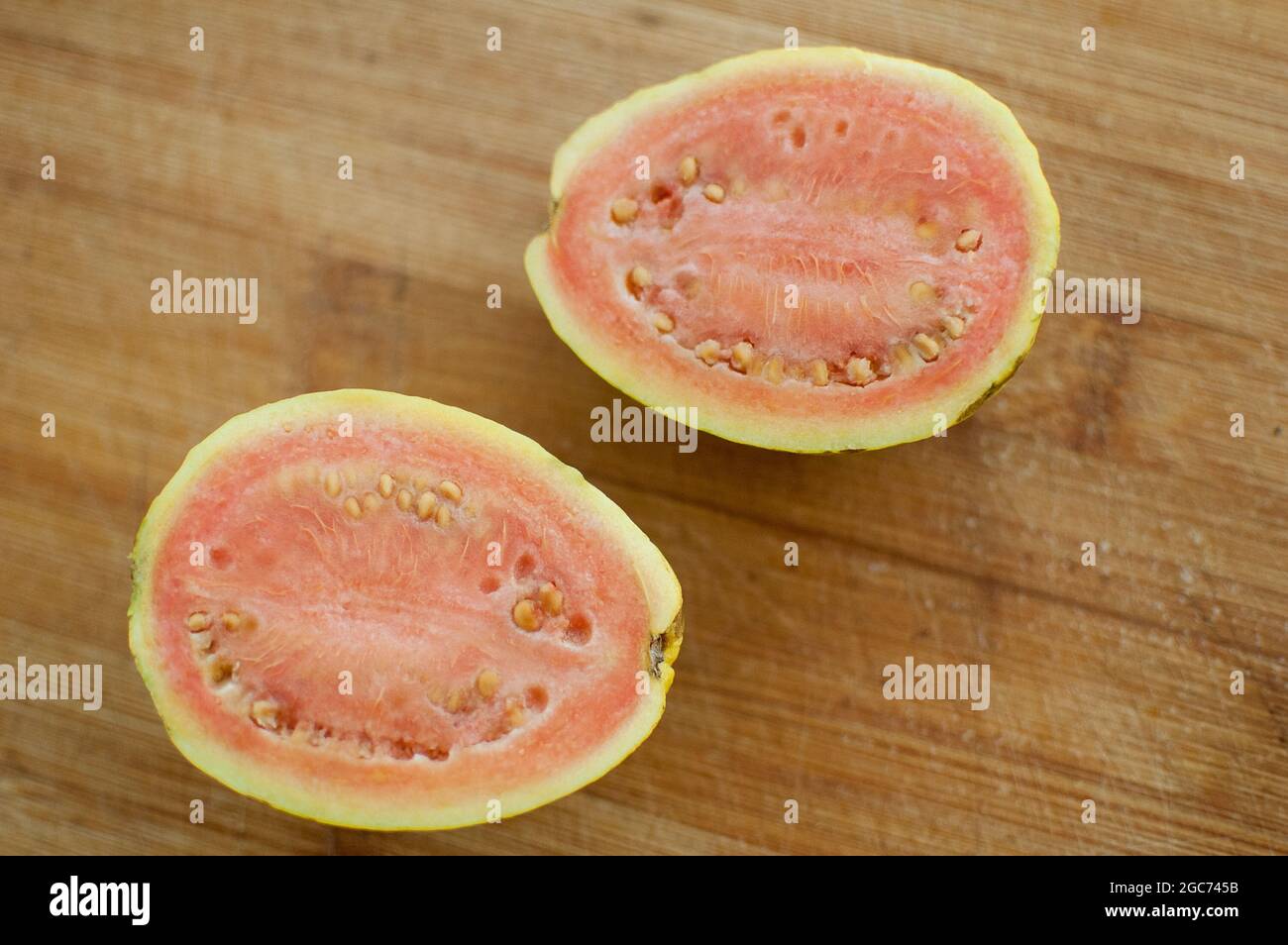 Guava fruit cut in half hi-res stock photography and images - Alamy