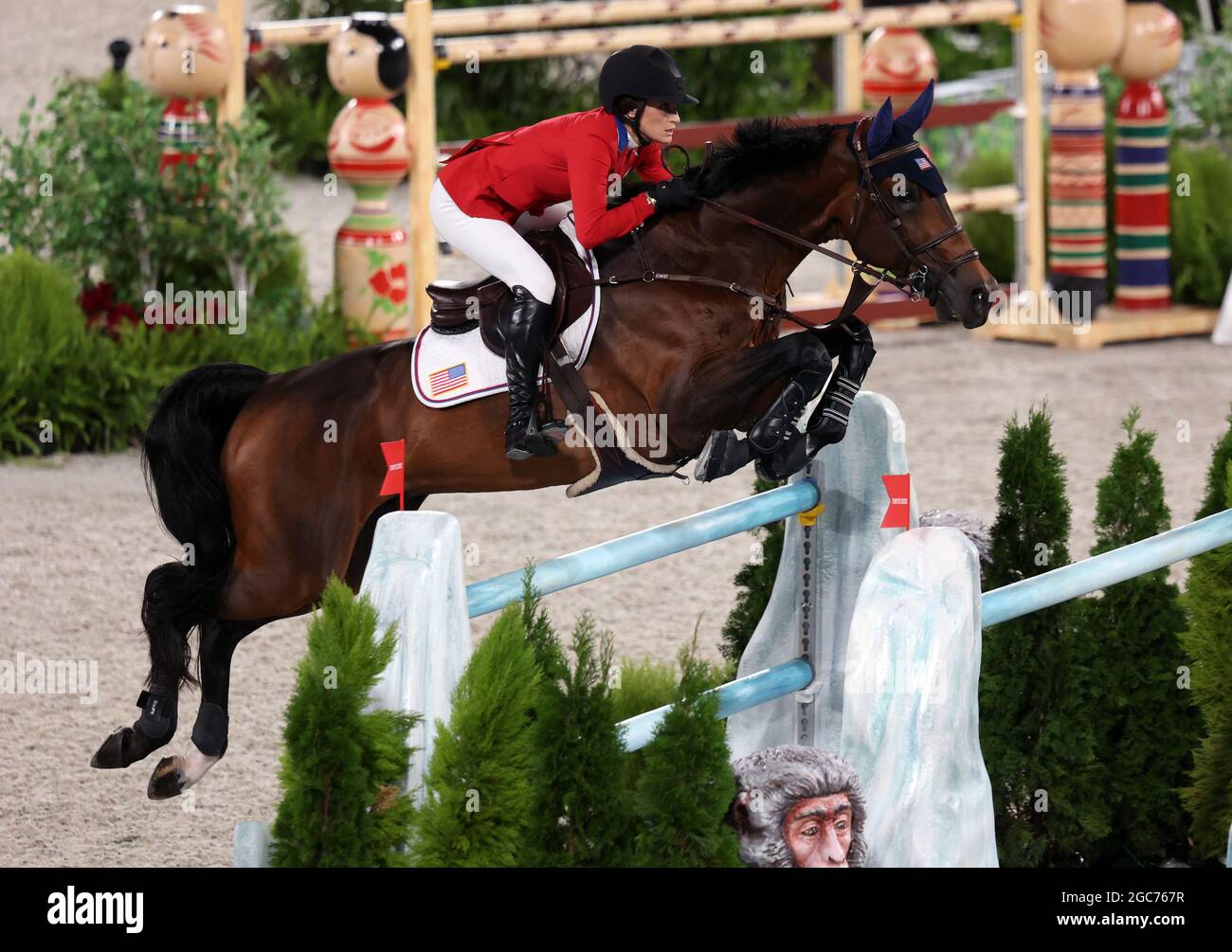 Tokyo, Japan. 07th Aug, 2021. Equestrian Sport/Jumping: Olympics, Team ...
