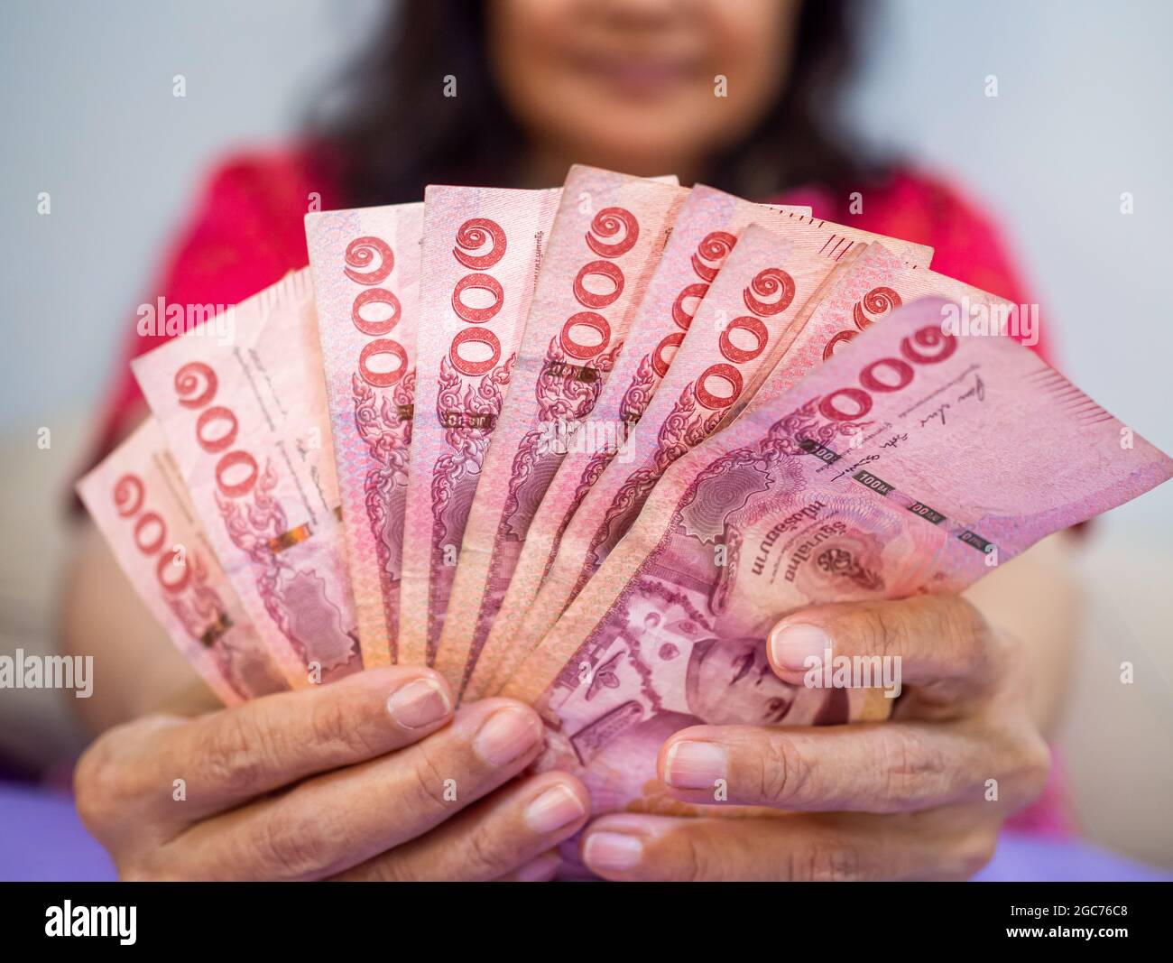 Poor thai woman hi-res stock photography and images - Alamy