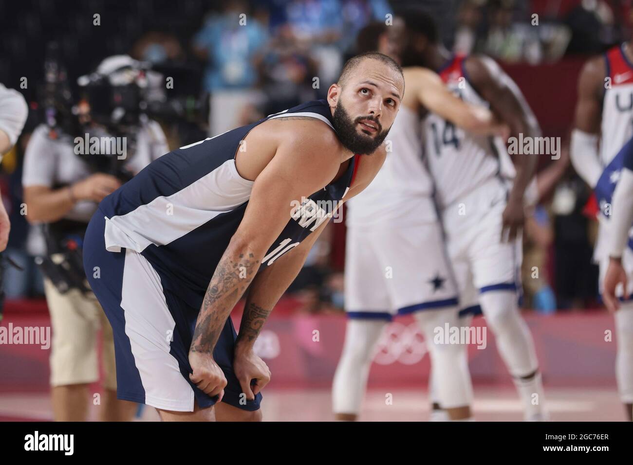 Tokyo, Japan. 07th Aug, 2021. Evan FOURNIER (10) of France during the ...