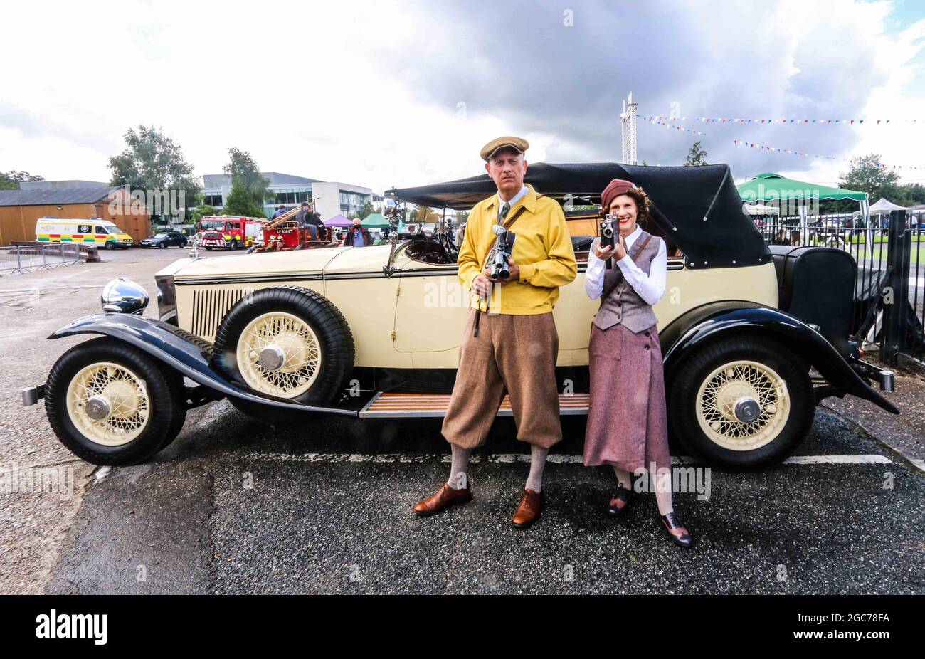 Weybridge, UK. 07 August 2021 Step back in time to the heyday of the ...