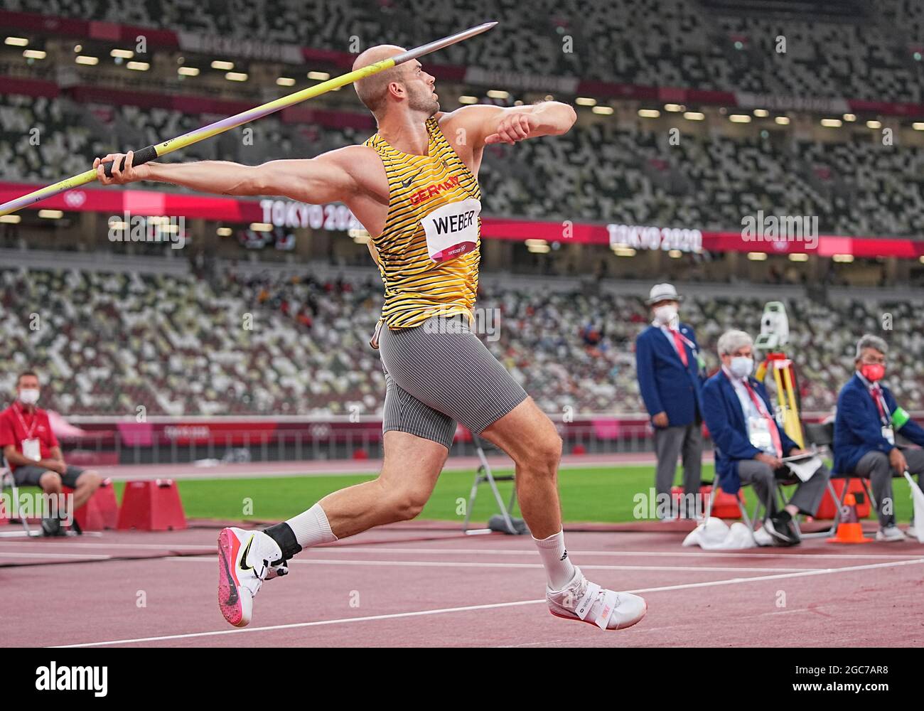 Tokyo, Japan. 07th Aug, 2021. Athletics: Olympics, Javelin Throw, Men ...
