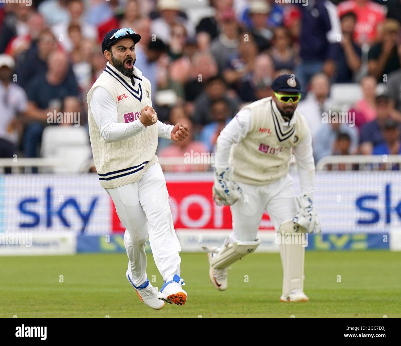 Virat kohli test 2021 hi-res stock photography and images - Alamy