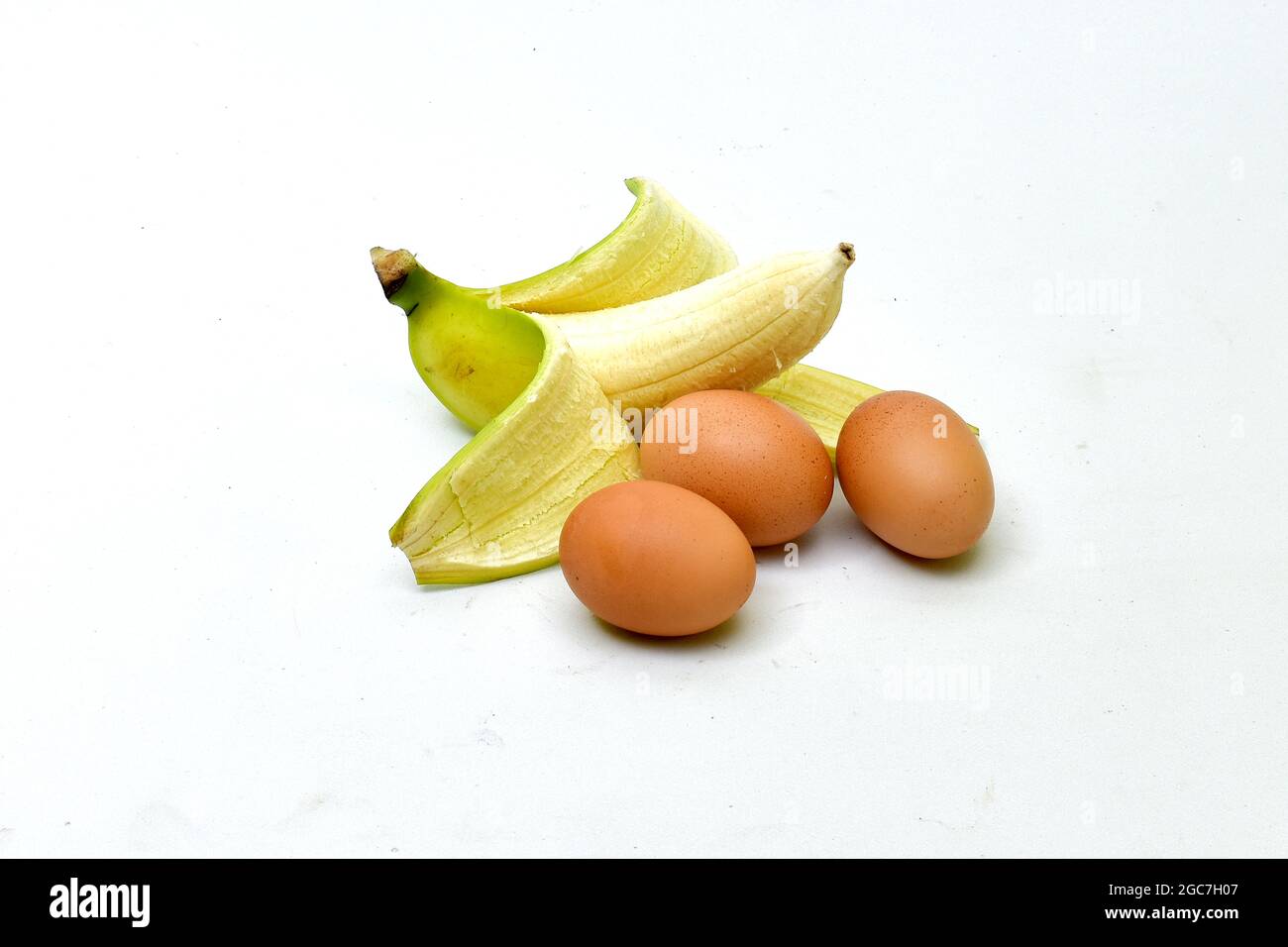 Banana tropical fruit selected from background Stock Photo - Alamy