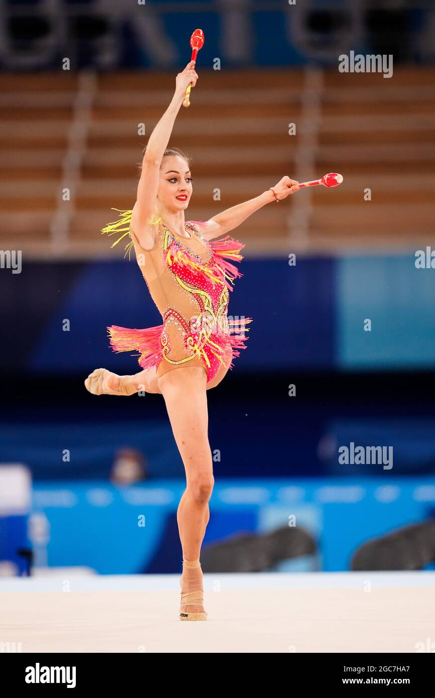 Tokyo, Japan. 7th Aug, 2021. Boryana Kaleyn (BUL) Rhythmic Gymnastics ...