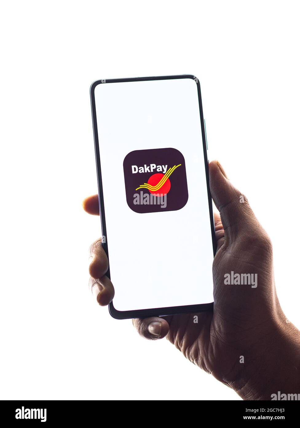 Assam, India - August 6, 2021 : DakPay logo on phone screen stock image ...