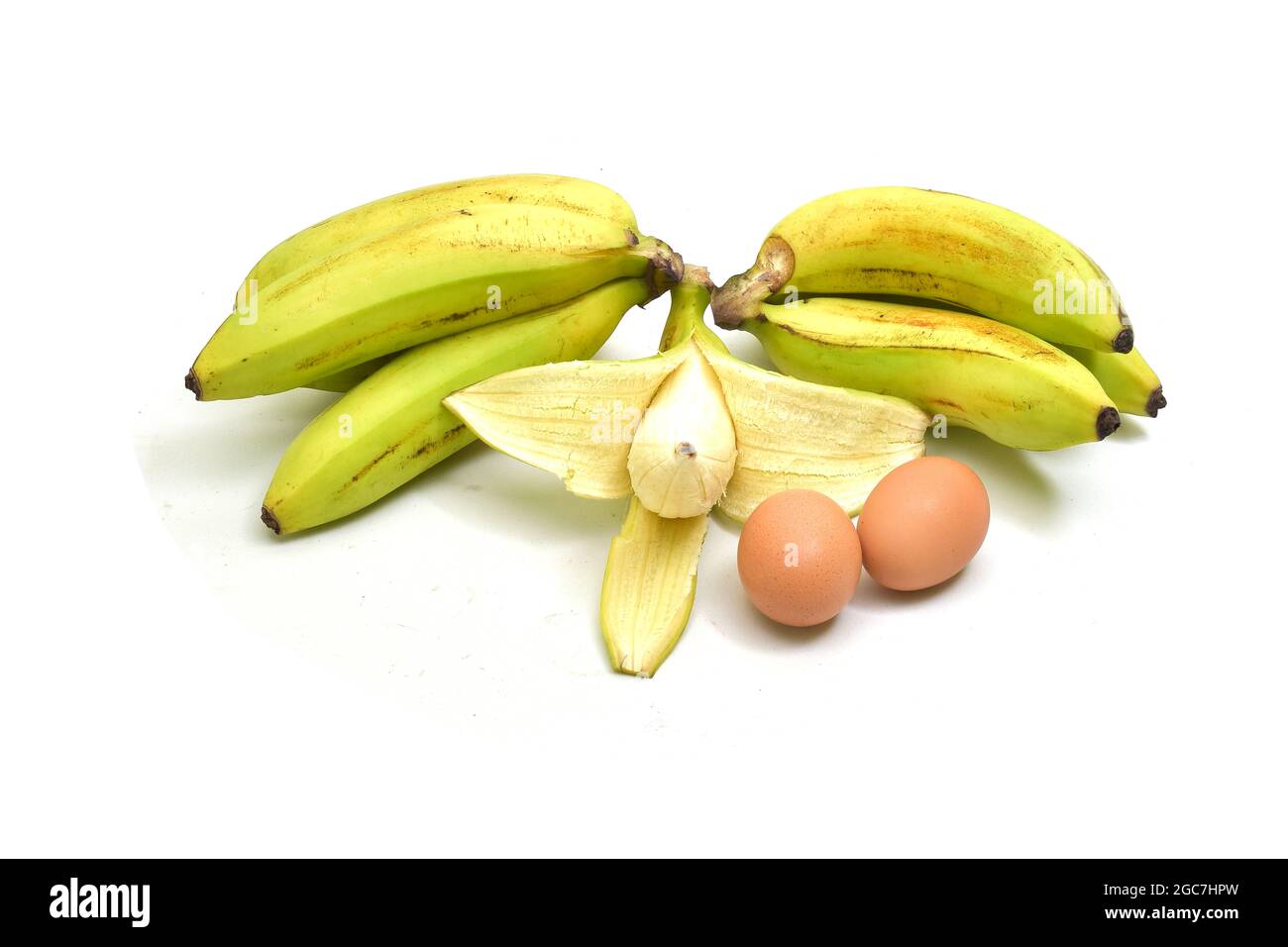 Banana tropical fruit selected from background Stock Photo - Alamy