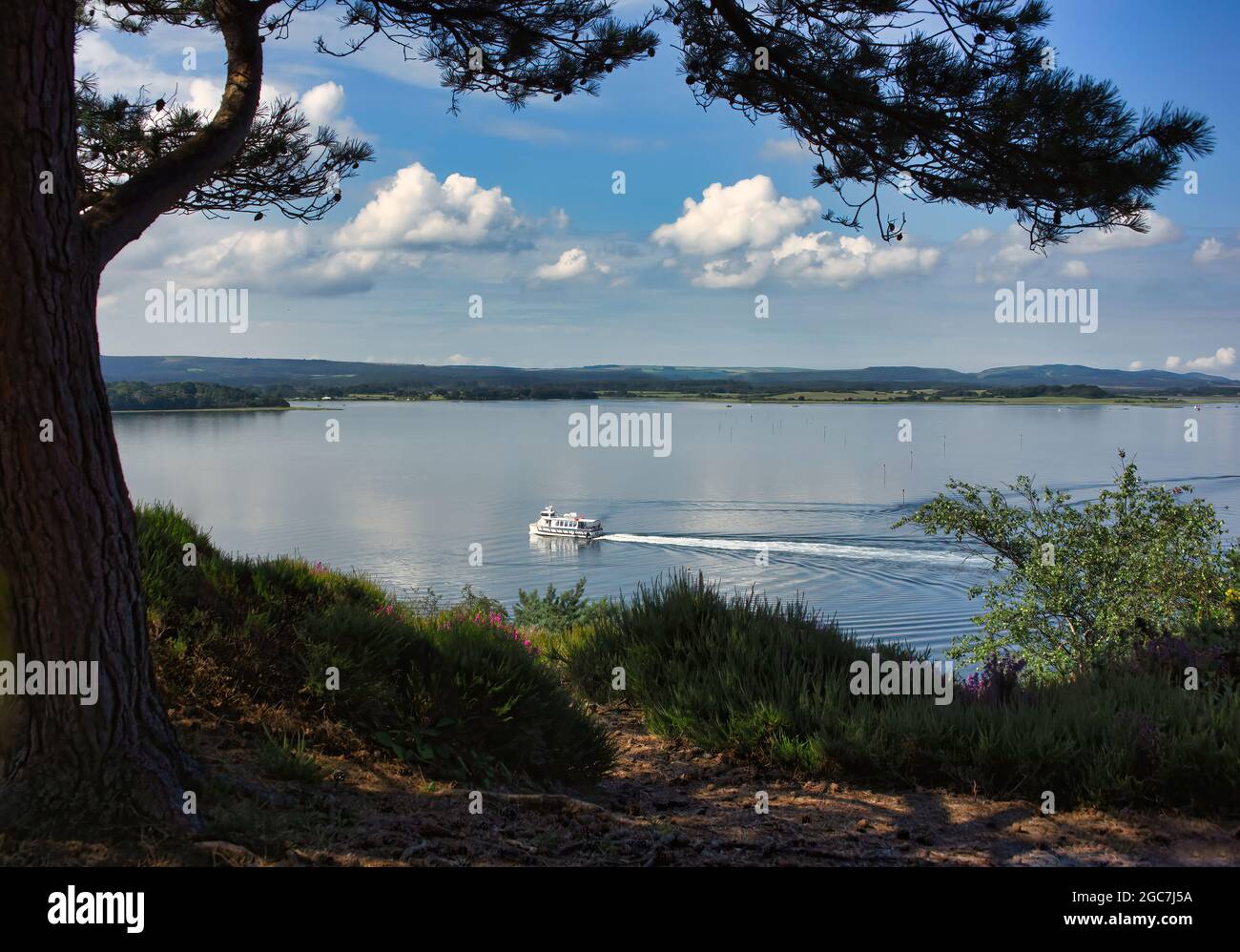 landscape shot looking out to sea Stock Photo - Alamy
