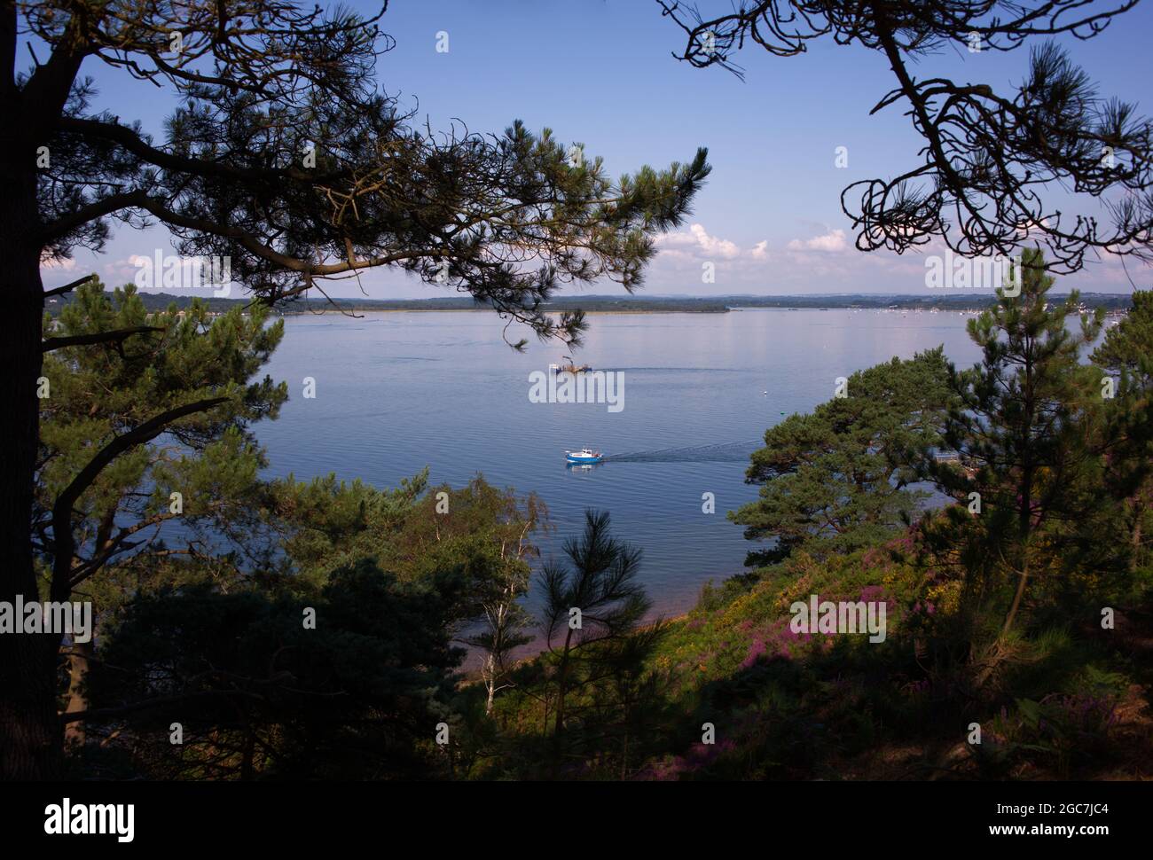 landscape shot looking out to sea Stock Photo - Alamy
