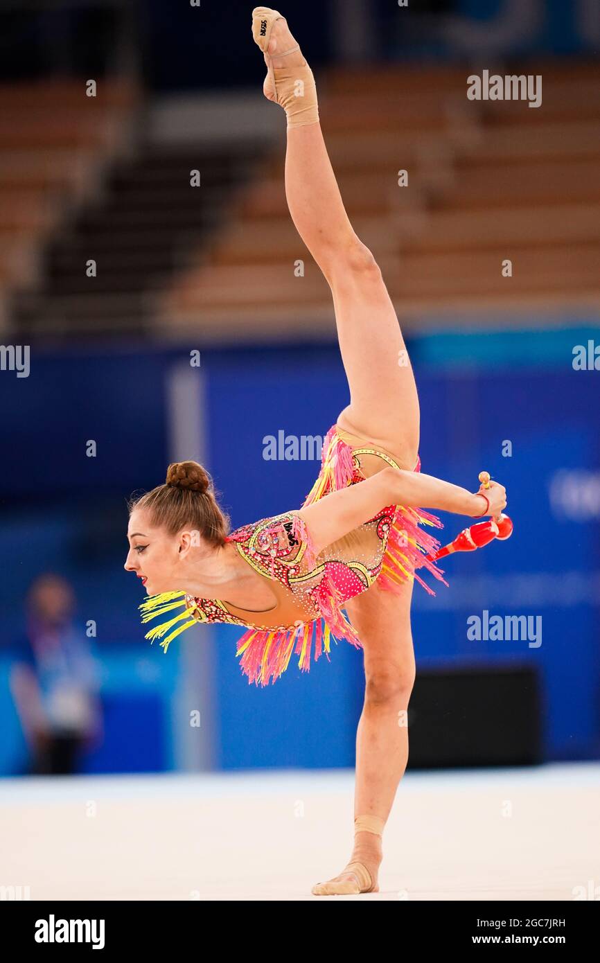 Tokyo, Japan. 7th Aug, 2021. Boryana Kaleyn (BUL) Rhythmic Gymnastics ...