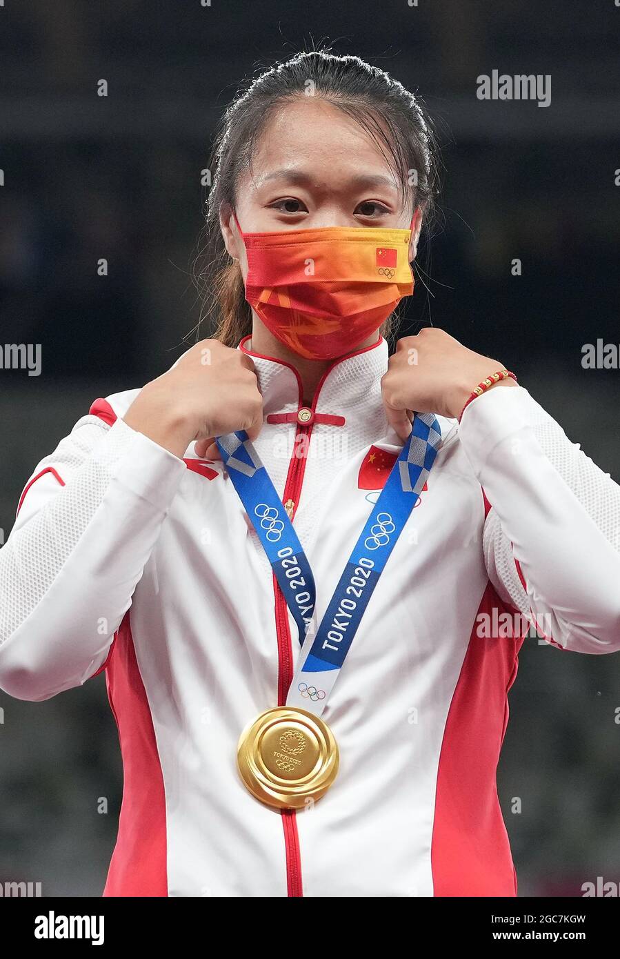 Tokyo, Japan. 7th Aug, 2021. Liu Shiying of China reacts during the ...