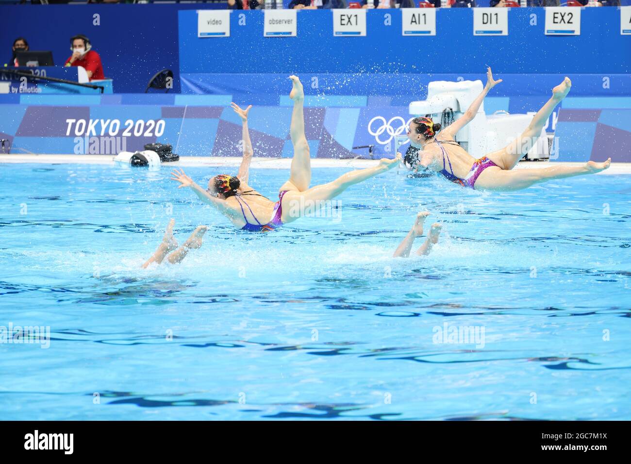 Team ROC (ROC), AUGUST 7, 2021 - Artistic Swimming : Team Free Routine ...
