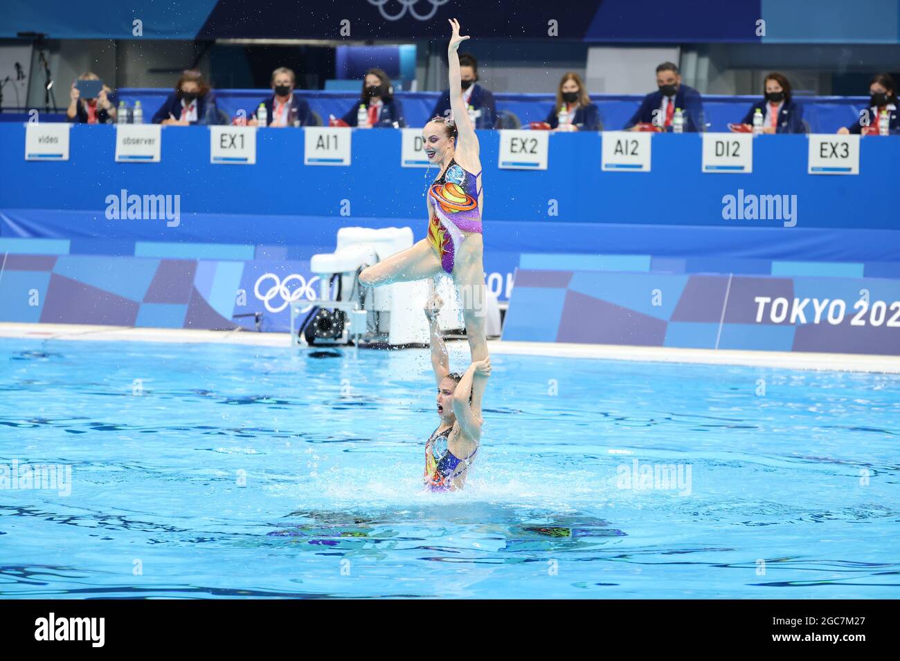 Team ROC (ROC), AUGUST 7, 2021 - Artistic Swimming : Team Free Routine ...
