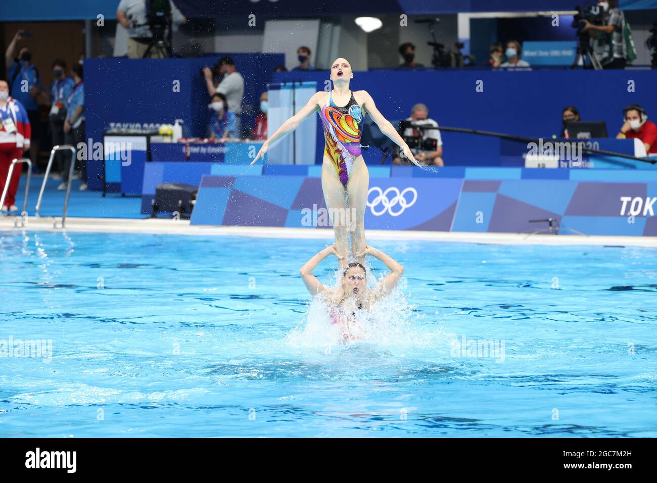 Team ROC (ROC), AUGUST 7, 2021 - Artistic Swimming : Team Free Routine ...