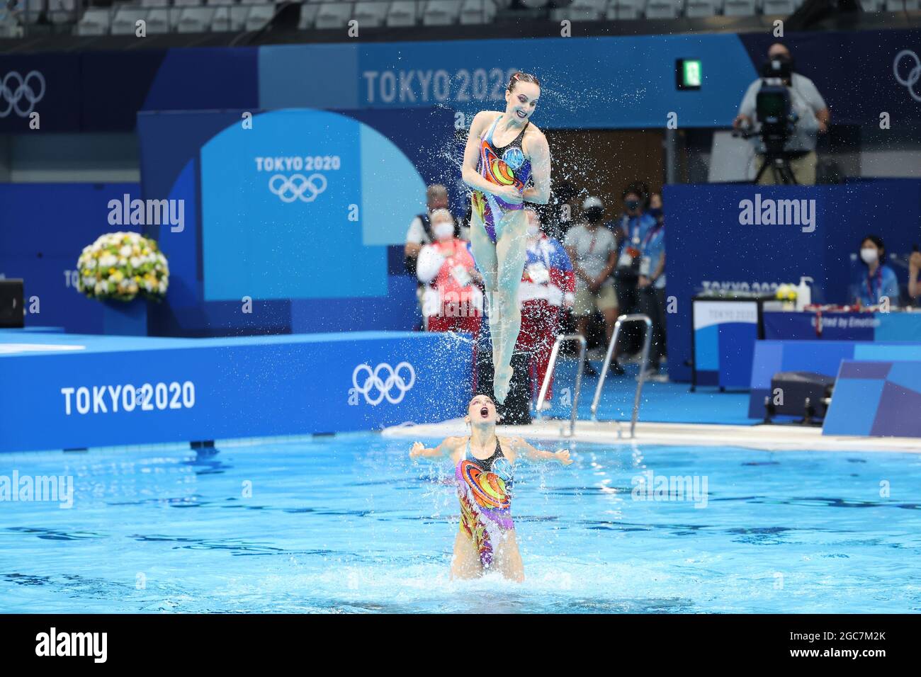 Team ROC (ROC), AUGUST 7, 2021 - Artistic Swimming : Team Free Routine ...